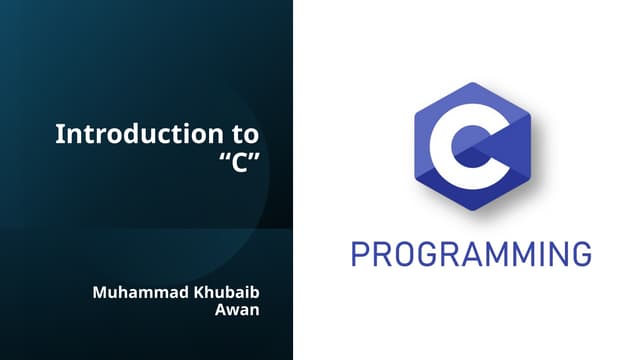 A Comprehensive Guide To C Programing Basics Variable Declarations 3028