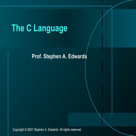 Clanguage Ppt
