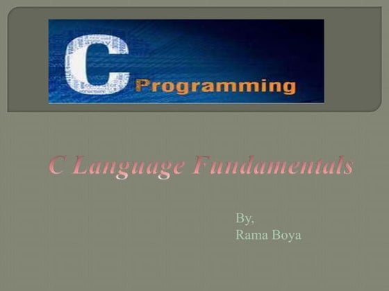 Constants In C Programming Ppt 6534