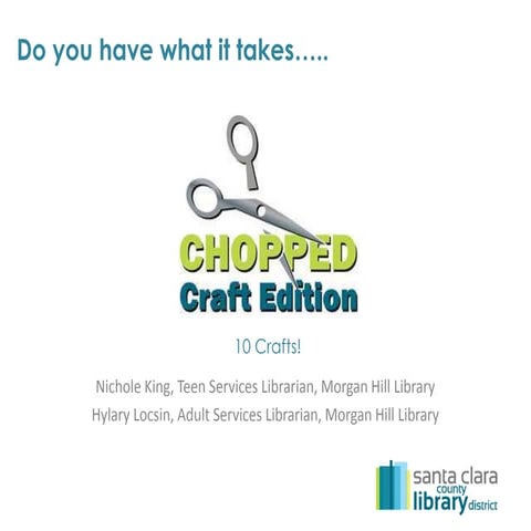 Chopped: Craft Edition CLA 2014 | PPTX