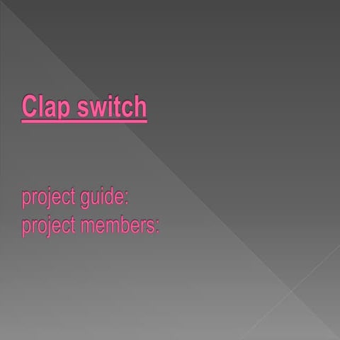 clap switch.ppt