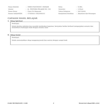 Clara tri-wijayanti-x-akl | PDF