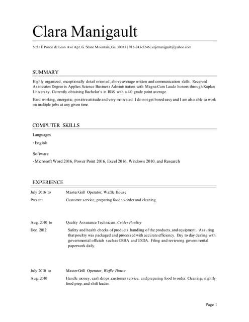 Mack McLellan Resume | PDF