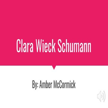Clara Schumann presentation | PPTX | Classical Music | Music