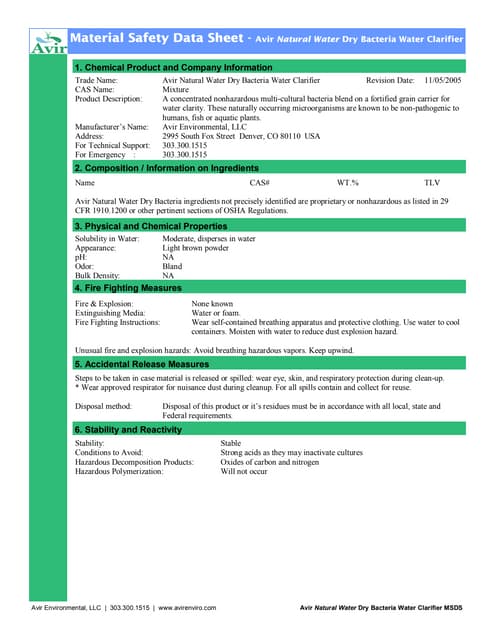 Floor cleaner msds | PDF
