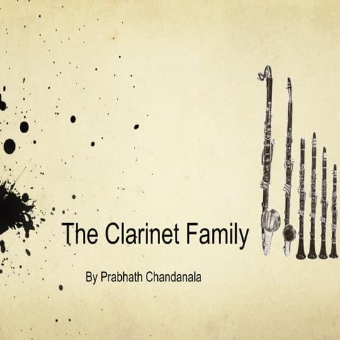 Clarinet family band_blk2 | PPT