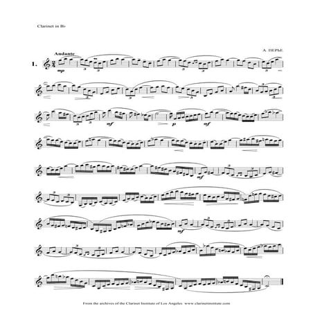 Clarinet various 32_studies | PDF