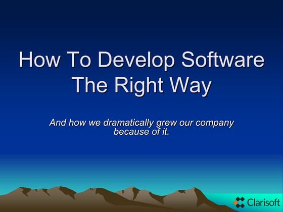 Agile software development, principles, patterns, and practices Chapter 1 | PPT