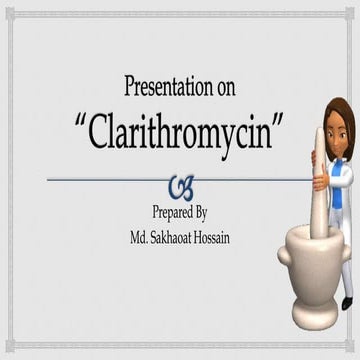 Clarithromycin | PPTX