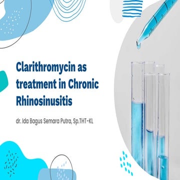 Clarithromycin effect in chronic rhinosinusitis 1.pptx