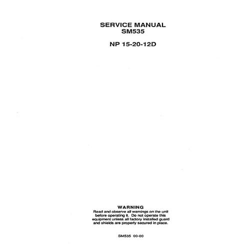 Clark np20 forklift service repair manual | PDF