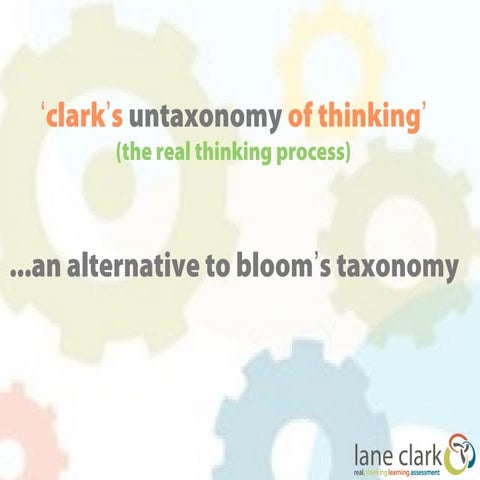 the clark real thinking process | PPT
