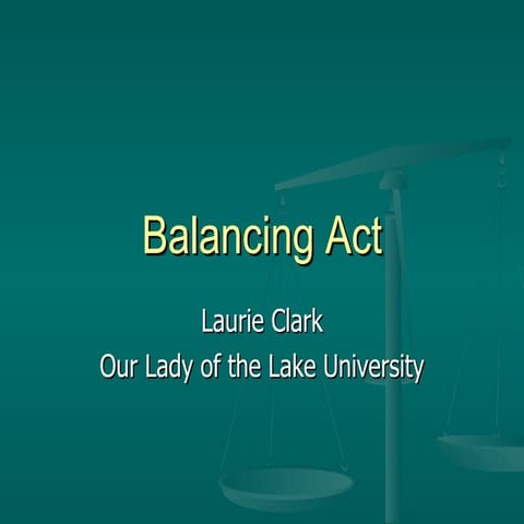 Balancing Act | PPT