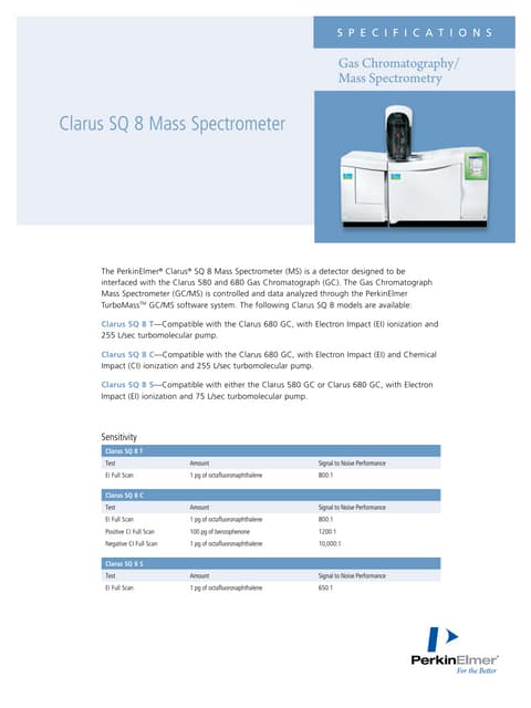 LC/MS Single Quadrupole Specification Sheet | PDF