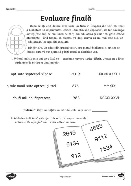 Fisă de lucru matematica 1 | DOCX