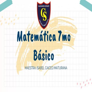 clase1 .pdf matematica 7mo básico año .. | PPT