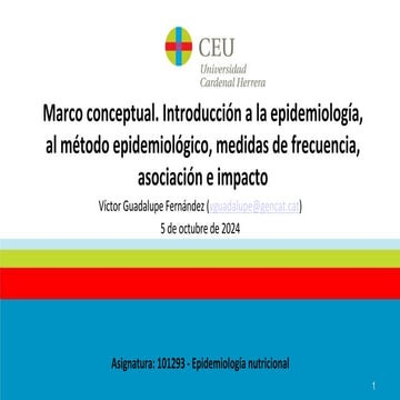 Causalidad en epidemiología | PPTX