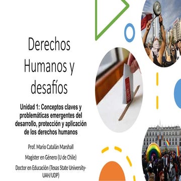 DERECHOS HUMANOS Y DESAFIOS ACTUALES EN EL MUNDO | PPTX
