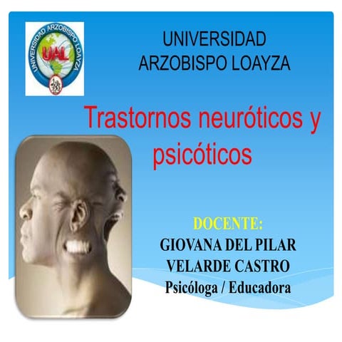 Clase 13 trast neuroticos y psicoticos | PPTX