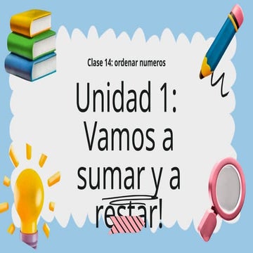 Maths lesson Numbers up to 1000 vamos a sumar y restar | PPTX