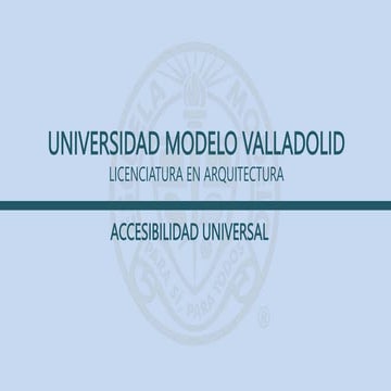 CLASE 15 Y 16 - ACCESIBILIDAD UNIVERSAL 17 Y 19 ABR.pptx | Science