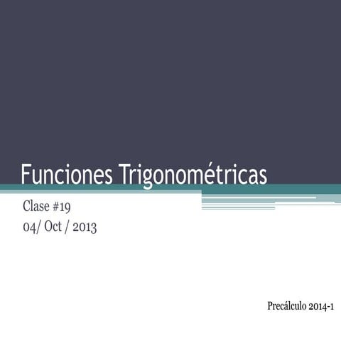 Funciones Trigonométricas | PPTX