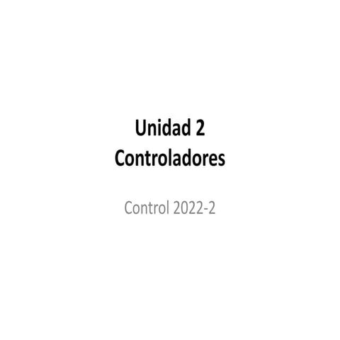 Clase 1_Control II_ON Off_Unidad 2.pdf | Technology & Computing