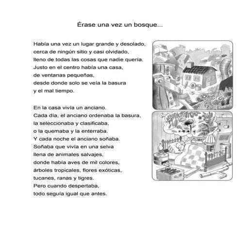 Clase 1 había una vez un bosque. cuento | DOC