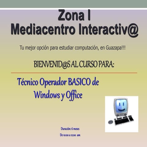Clase 1 windows | PPTX