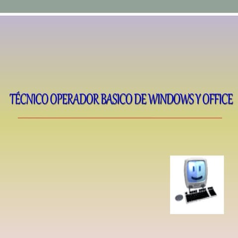 Clase 1 windows | PPTX | Computing | Technology & Computing