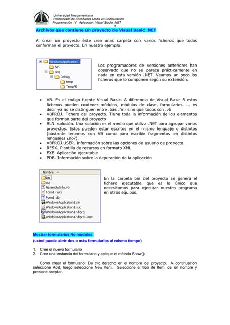 Tipos de variables en visual basic ejemplos | PDF