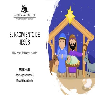 Clase 2: El nacimiento de Jesús | PPTX