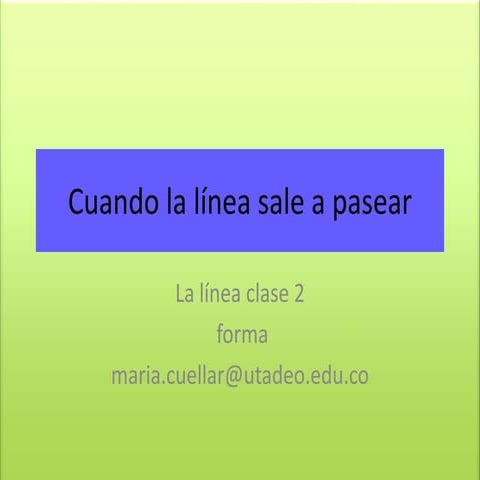 La linea | PPT