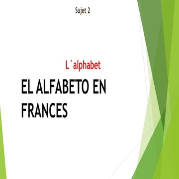 El alfabeto en francés | PPT