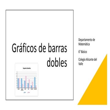 Clase 2 graficos de barras dobles | PPTX