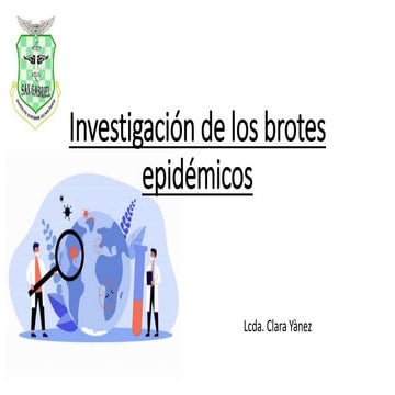 ETAPAS DE LA INVESTIGACIÓN DE UN BROTE. Epidemiología. LolaFFB | DOC