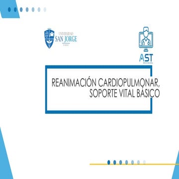 RCP - Básico. Reanimación Cardiopulmonar Básica | PPT