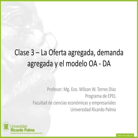 Clase 3 - El modelo OA -DA | PDF