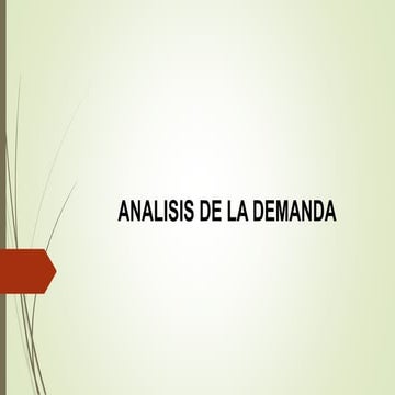 El concepto de la demanda | DOCX