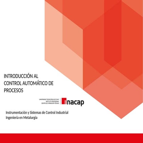 Introducción al Control Automático de Procesos Industriales y ...