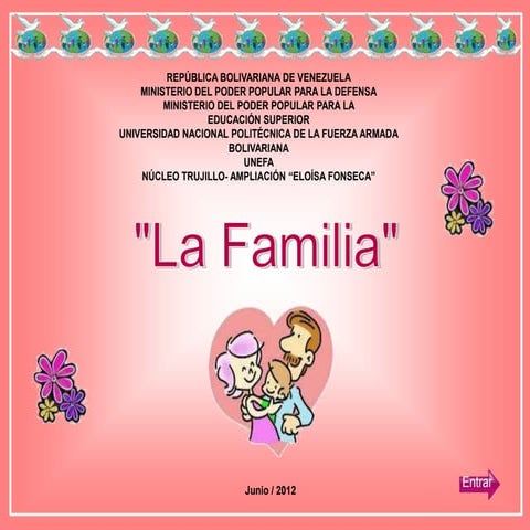 Clase de la familia y los valores | PPTX