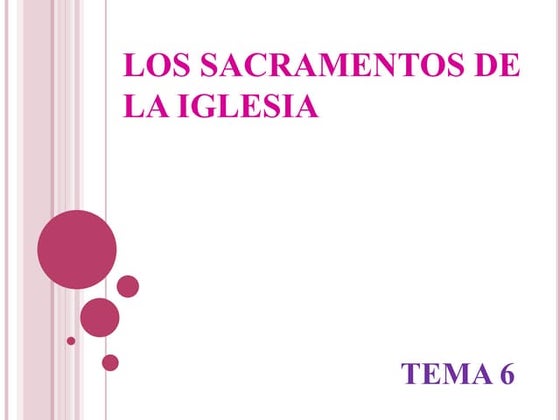 Los Sacramentos | PPT