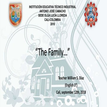 Clase ingles 3_09-12-18_my family | PPT