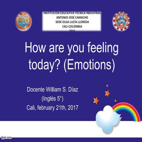 Clase inglés 5°_02-21-17_emotions | PPTX
