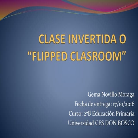 Clase invertida | PPTX