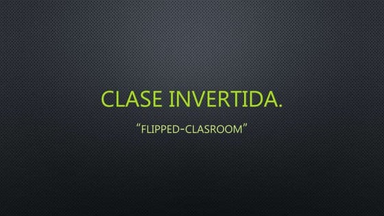 Clase invertida | PDF