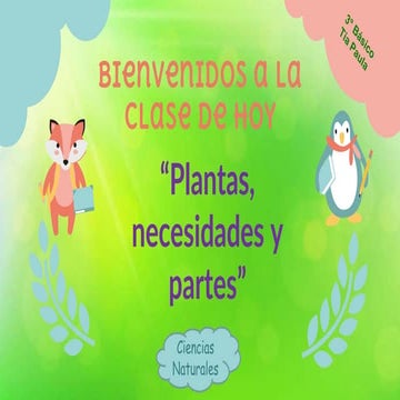 Clase Las plantas, necesidades y partes 23 sept..pptx