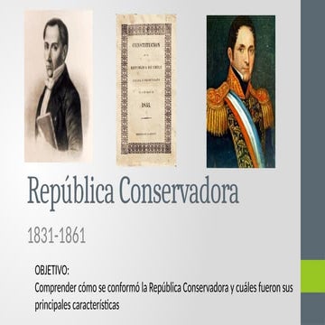 Guia N°3 República Conservadora en Chile 1831 a 1861 | PDF