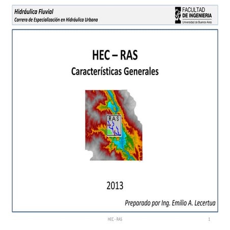 Clases hec ras 2013 | PDF