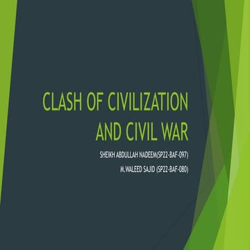 CLASH OF CIVILIZATION AND CIVIL WAR.pptx